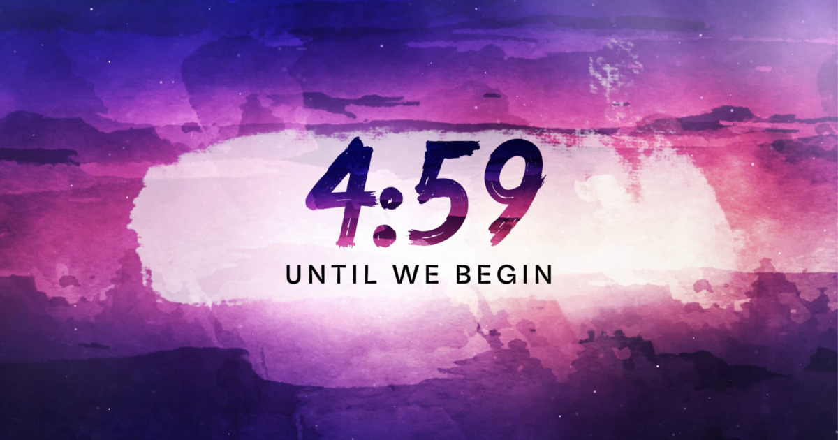 Watercolor Canvas Countdown